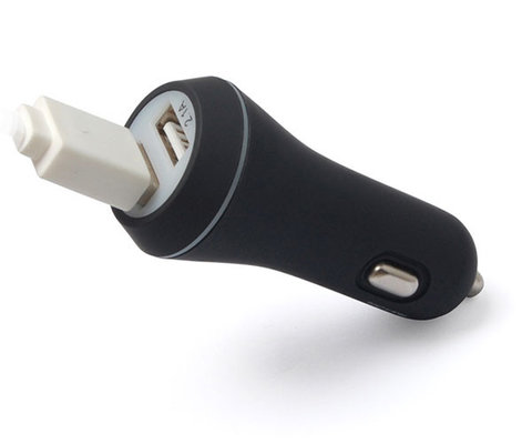 CE Dual USB Car Charger For Mobile Phone / Tablet / ,Iphone / Ipad