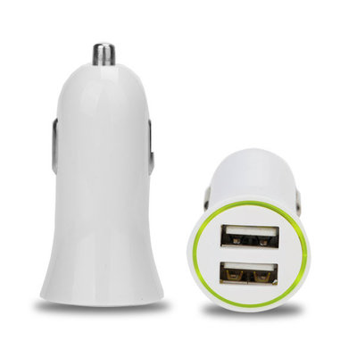 CE,Rohs,FCC 5V 2.1A / 2.4A Dual USB Car Charger for iPhone,iPad and Android device