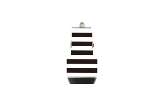 Double Port USB Car Charger Mobile Phone Accessories ABS PC Material