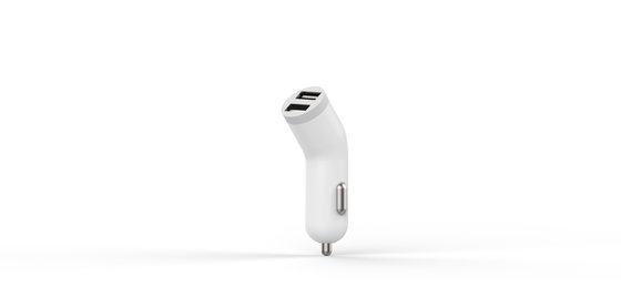 Mini USB Car Charger Dual USB Port Input 12-24 V Output 2.4 Amp / 3.1 Amp