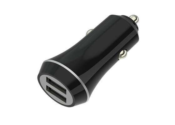 Double Port USB Car Charger Mobile Phone Accessories ABS PC Material