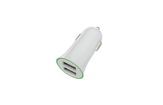 Mini 2 Port DC USB Car Charger For IPhone Android 2.1A 2.4A Adapter