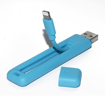Key Chain Design MFI Lightning Cable IPhone IPad IPod Suitable Silicone Material