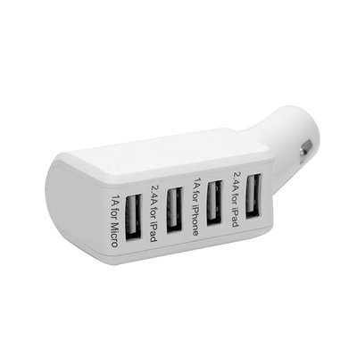 IPad Ipod Multi Port Micro USB Car Charger With CE ROHS FCC Certification