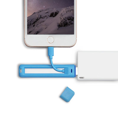 8 Pin Ipod Charger Cable , Silicone Key Chain Iphone Lighting Cable