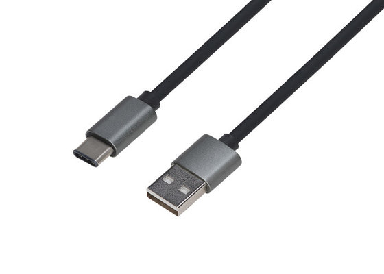 3.0MM OD USB Type C Cable TPE Aluminum Housing Material Length Customized