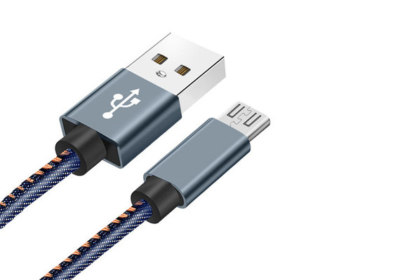 Smartphones Micro USB Data Cable Jeans Cloth USB 2.0 A Type To Micro USB