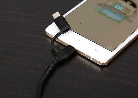 3.3 Feet 2 in 1 USB Type C Micro USB Charging / Sync Cable for New MacBook / Google Pixel XL