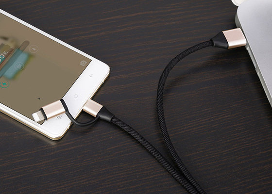 MFI Lightning Cable Samsung Galaxy S7 Edge / S6 / S5 / S4 Micro USB Charging Cable