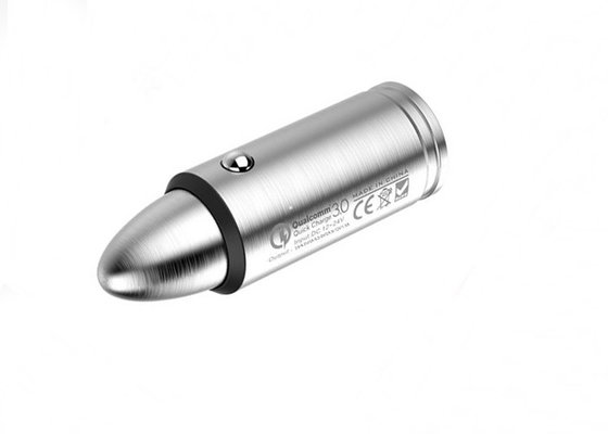 18W Quick Charge Stainless USB Car Charger For IPhone IPad Galaxy