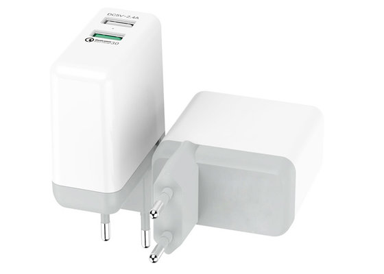 MSH&OEM brand Quick Mobile Phone Charger, Dual Port Fast Cell Phone Charger