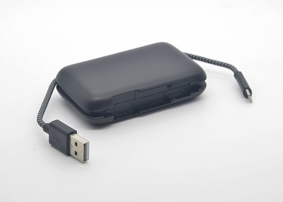 Built in USB C Cable Apple Watch Power Bank Travel for Type - C Devices