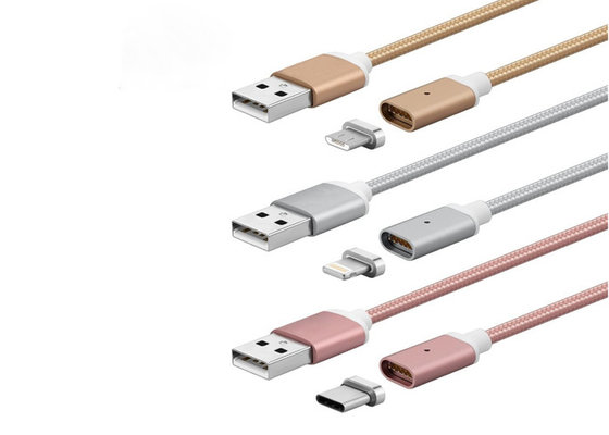 3.3 Feet Super Magnetic Phone Charging Cable Type - C Micro Usb Lightning 3 In 1