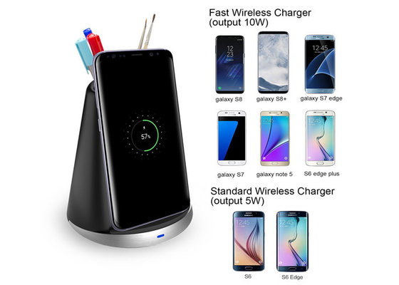 2 Coils Wireless Charging Products , Qi Samsung Galaxy S8 Wireless Charging Station