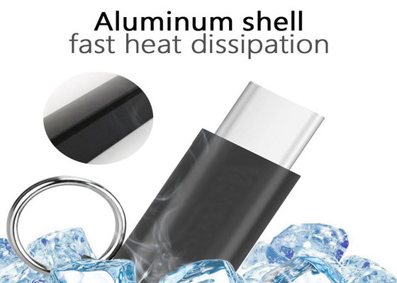 Galaxy S8 S8+ USB Type C Micro USB Adapter Convert Connector with Keychain