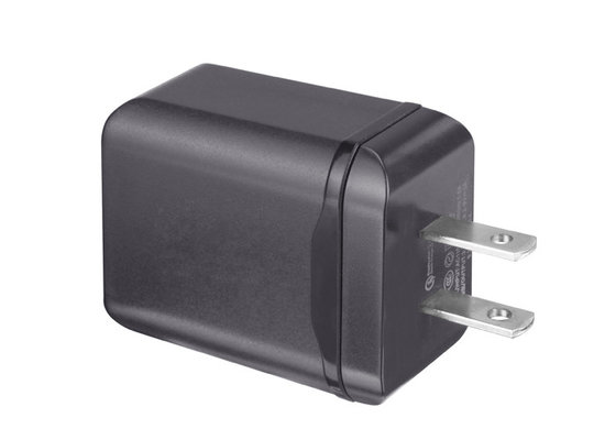 Black Samsung Galaxy Fast Charger , Android Mobile Quick Charger For All Mobiles