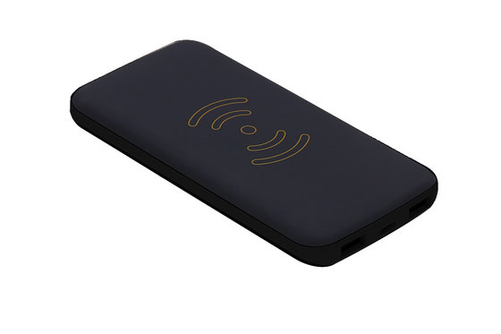 2018 New Wireless Charger Polymer 8000 mAh Power Bank with 2 usb output