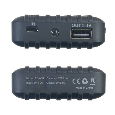 Suitcase Power Core 7800mAh ABS Portable Phone Charger  with LED Ultra Small Power Bank for Iphone,Ipad,Tablet and more.