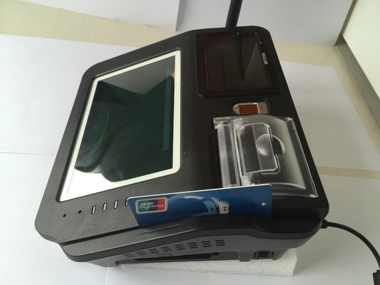 Terminal androïde multifonctionnel de position d'écran tactile avec le lecteur Bluetooth de RFID