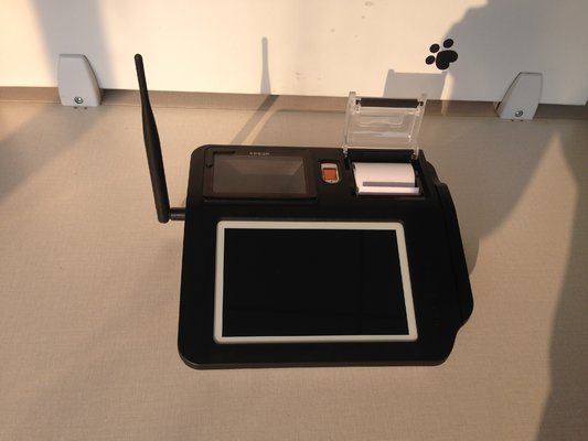 Grands systèmes de caisse enregistreuse d'écran tactile de mémoire de disque dur pour le paiement de carte de RFID