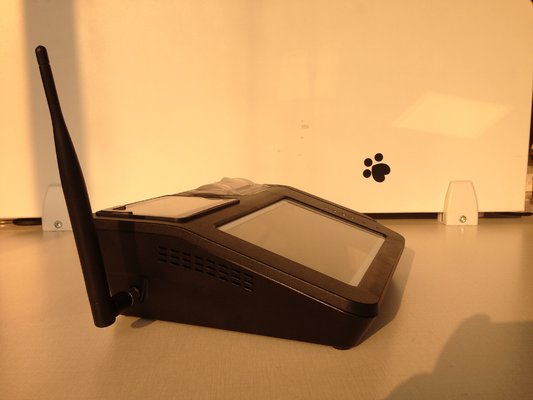 Lecteur de cartes de position de scanner de code barres pour le paiement payé d'avance/Bill 275mm * 215mm * 85mm