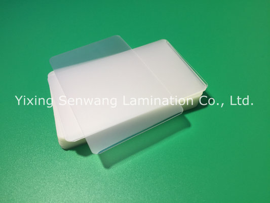 125mic rimuovono il film 2-1/8» sacchetti di laminazione della laminazione di x 3-3/8» per la carta di credito