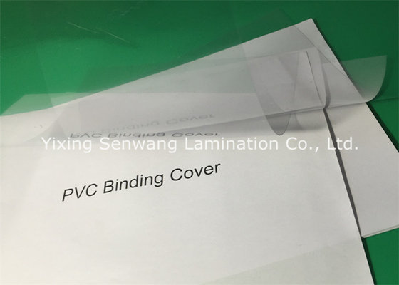 Transparente Schwergängigkeit bedeckt 0.14mm, steifes Buch-Berichts-Abdeckung PVC-Blatt