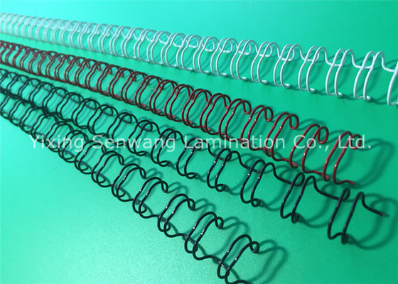 Festes Material farbiges doppelte flaches Seitenfixieren des Schleifen-Draht-6.4mm 180