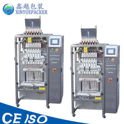 Vertical Shape Stick Pack Packaging Machine 6 Lanes With High Packaging Rate