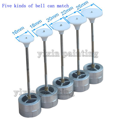 Accessoires de pistolet de pulvérisation de Kci cinq sortes Bell 16/18/20/22/25 millimètres assortis