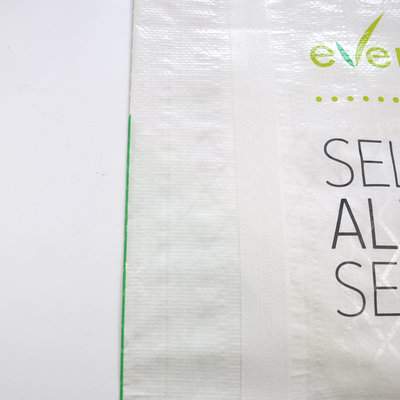 25kg Square Bottom Chemical Packing Bags , Custom Woven Polypropylene Bags