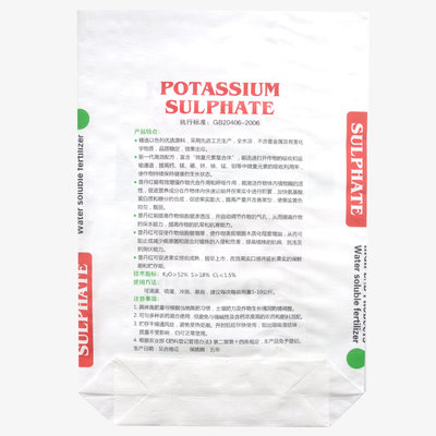 20kg PP Woven Sacks Bag for Neutral Fertilizer , WPP Agricultural Packing Bags