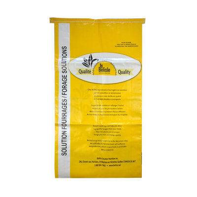 Polypropylene Glossy Lamination Woven Seeds Bags 20kg Capacity Biodegradable