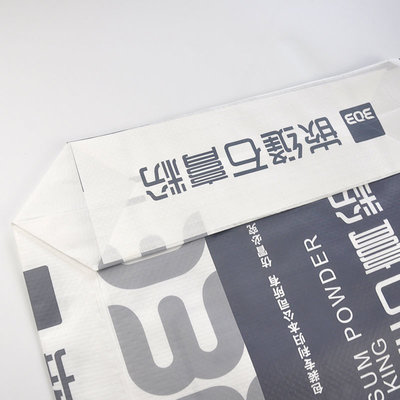 BOPP Laminated PP Cement Bags 16kg Load Weight , Woven Polypropylene Sacks