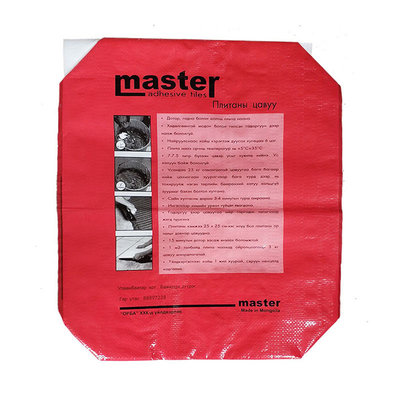 20kg External Valve PP Woven Packaging Bags Waterproof with Gravure Printing