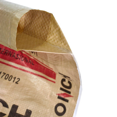 50kg Block Bottom PP Cement Bags High Strength Customized Logo Accept