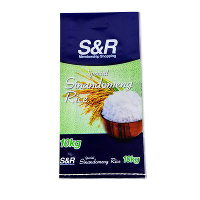 Laminated Woven Polypropylene Bags , 10kg PP Woven Rice Bag Light Weight