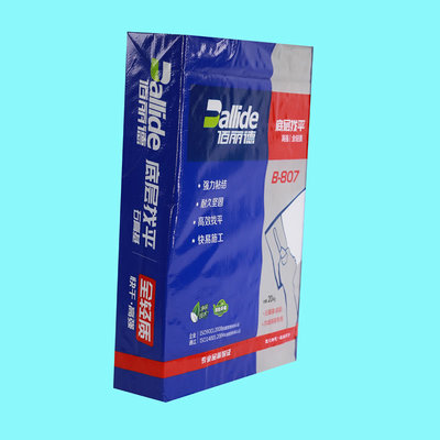 50kg Polypropylene Cement Bags , Block Bottom Valve Bag High Tensile Strength