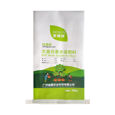 Seeds Packing Kraft Paper Bag With PP Plastic Woven Lamination Offset Printing