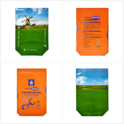 BOPP Laminated PP Woven Bags Square Bottom for Agriculture & Chemical Products
