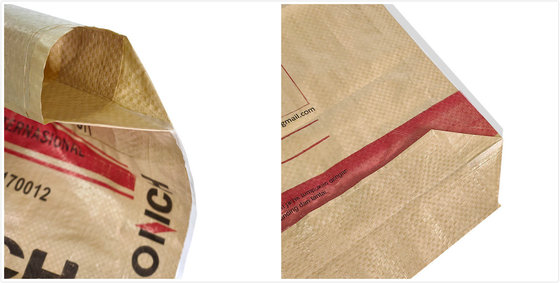 Cement Packing PP Woven Sack Bags ， Flour Packaging Bags With Valve OEM Service