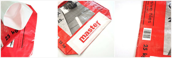 Multi Layers Waterproof Woven Polypropylene Bags For Construction Materials