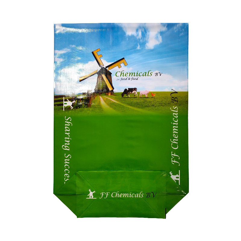 25kg Square Bottom BOPP Laminated PP Woven Bags For Agriculture Feed & Food