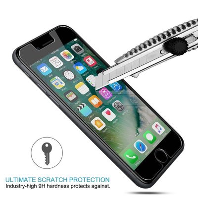 9H Full Tempered Glass Bubble Free Iphone Screen Protector Case Friendly