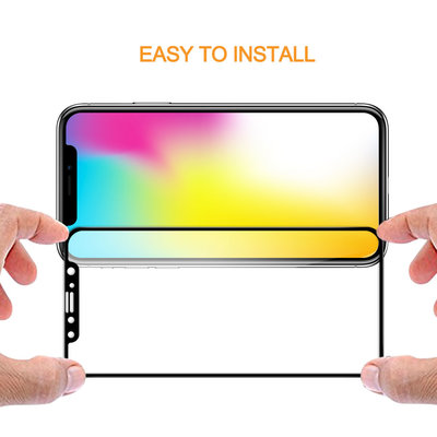 99% Transparency Smartphone Glass Screen Protector IPhone X 0.3mm Thickness
