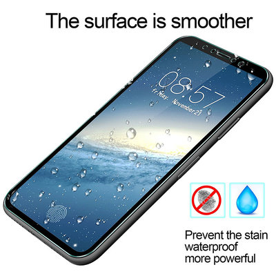 IPhone X Fingerprint Proof Screen Protector Tempered Glass 99% HD Clarity