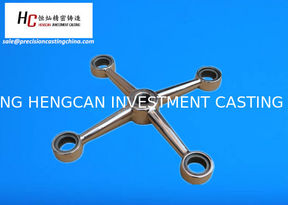 investment casting Glass Curtain wall fittings SS304,316 one arm spider fittings
