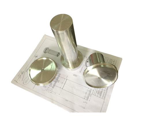Bar Of Blowing Mold Aviation Spare Parts Custom Made Precision Titanium Alloy Parts