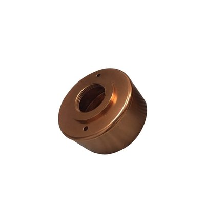 Rapid Prototyping CNC Turned Components Copper Plating Aluminum Components
