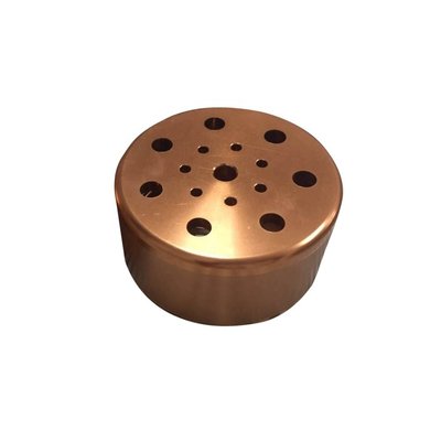 Rapid Prototyping CNC Turned Components Copper Plating Aluminum Components